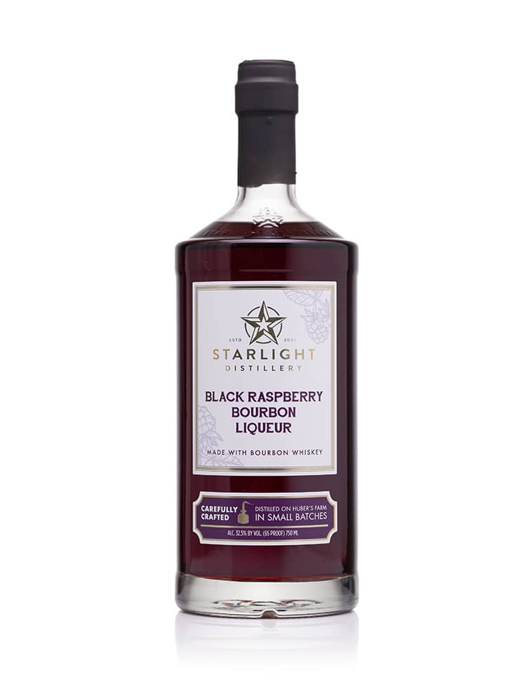 Black Raspberry Bourbon Liqueur | Starlight Distillery